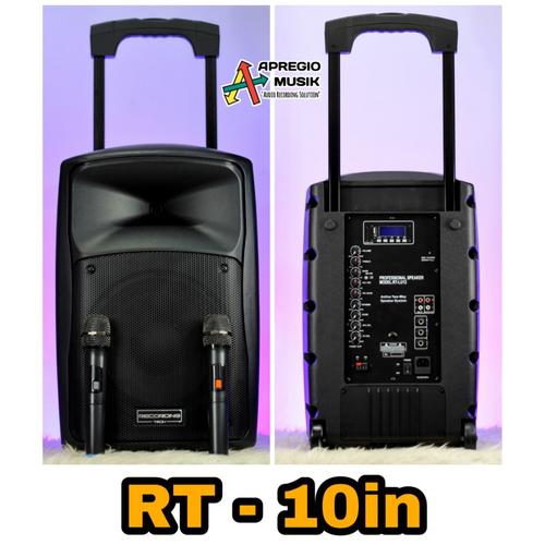 Jual RECORDING TECH RT LU12 - 10 inch Portable Speaker 2 Mic Wireless ...