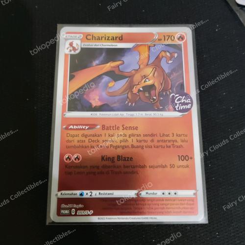 Jual Charizard Foil Promo Chatime Pokemon TCG Indonesia - Kota ...