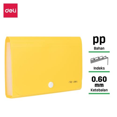 Promo Dompet plastik A6 map uang map nota map giro expanding file map ...