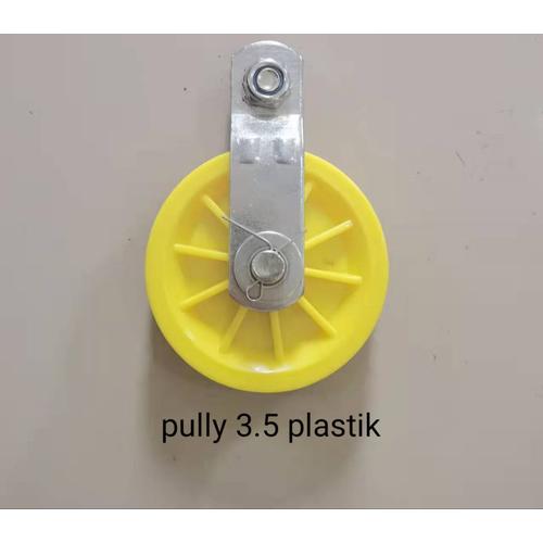 Jual PULLEY 3,5 inch Plastik Pully Puly Puli - Alat Ternak Kandang Ayam ...