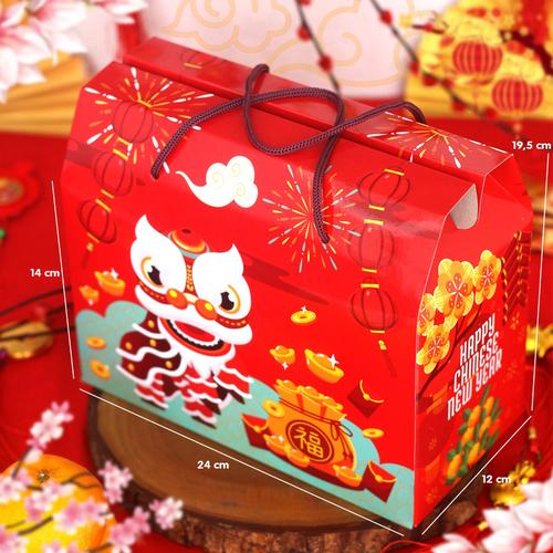 Jual Gable Box Barongsai Imlek Sincia Box Parcel CNY Ukuran 24x12x20 cm ...