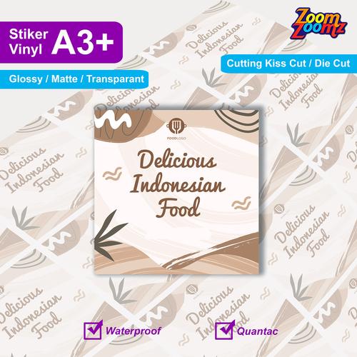 Jual Cetak Label Kotak Waterproof / Custom Stiker Vinyl Kemasan Makanan ...