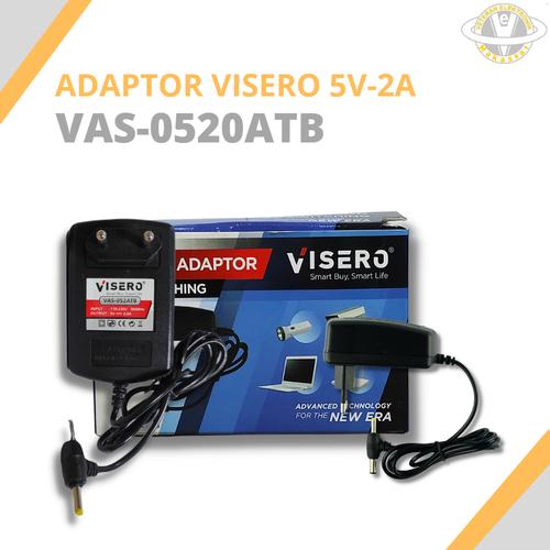Jual Adaptor Power Supply AC-DC 5v-2A Dual Jack DC Visero VAS-052ATB ...