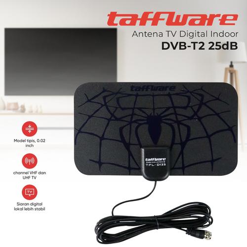 Jual Antena TV Digital Indoor DVB-T2 25dB Spider Pattern V2.0 ...