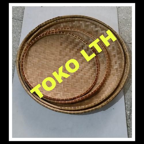 Jual TAMPAH NYIRU BAMBU ANYAMAN NAMPAN NAMPAH TEMPEH BAMBU - 30 CM ...