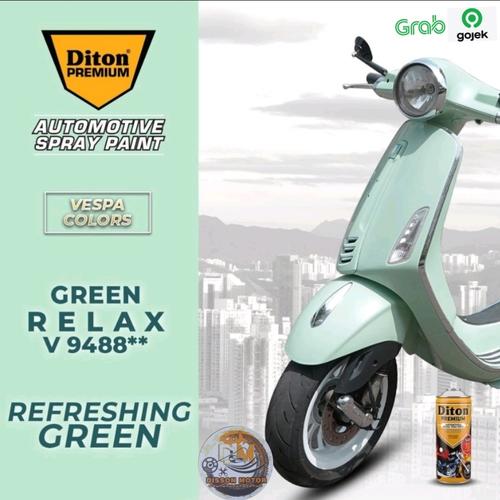 Jual Diton Premium GREEN RELAX V9488 Cat Semprot Diton Warna Vespa ...