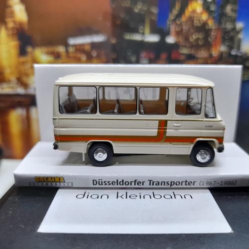 Jual Brekina Skala 1:87 - Mercedes Benz Bus O309 Putih strip orange ...