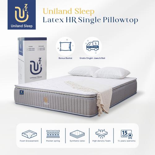 Promo Kasur Pocket Spring Bed Latex HR Single Pillowtop 30cm Uniland ...