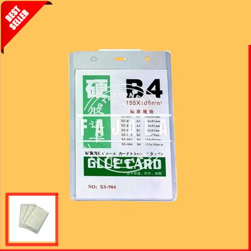 Jual Card case b4 plastik tebal, Tempat id Card Tempat Nama panitia ...