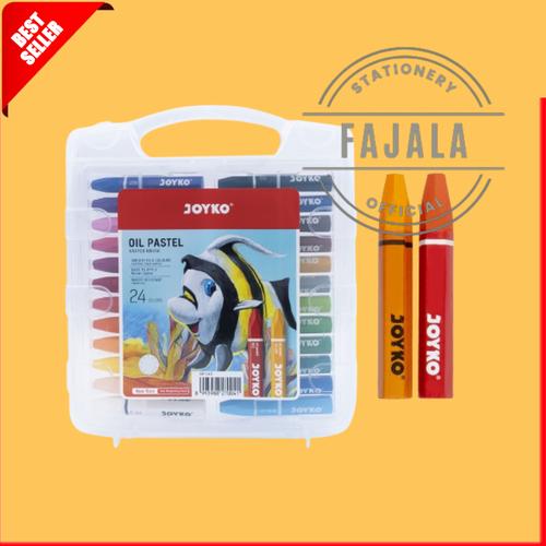Jual Crayon joyko Grebel 24 warna Original / Perlengkapan menggambar ...