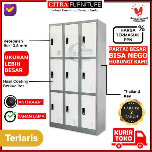Promo Loker Besi 9 Pintu Kunci |Locker Karyawan|Arsip File Filling ...