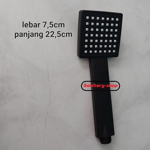 Promo hand shower black / gagang shower hitam / kepala shower drat ...