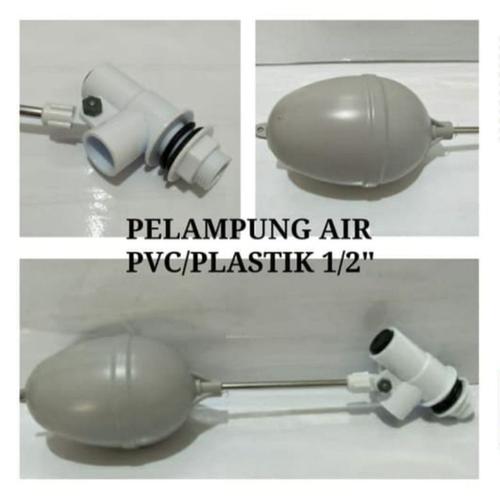 Jual Pelampung tandon air pvc 1/2 inch Plampung bola otomatis tandon 1/ ...