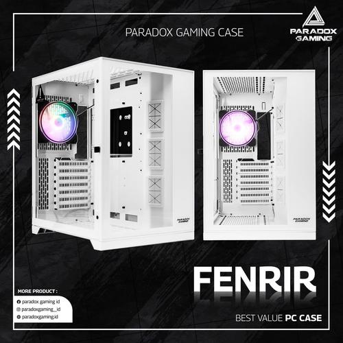 Jual CASING PC PARADOX GAMING FENRIR + 1X FAN ARGB / CASING GAMING ...