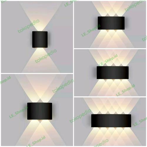 Jual Lampu Dinding Taman Minimalis PVC LED 2W-4W-6W-8W-10W / LED Wall ...