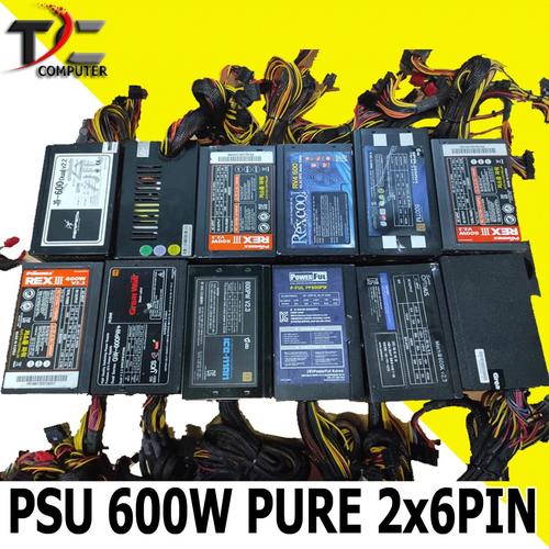 Jual Power Supply PSU 600Watt 2 x 6 pin - Merk campur - 600 WATT - Kota ...