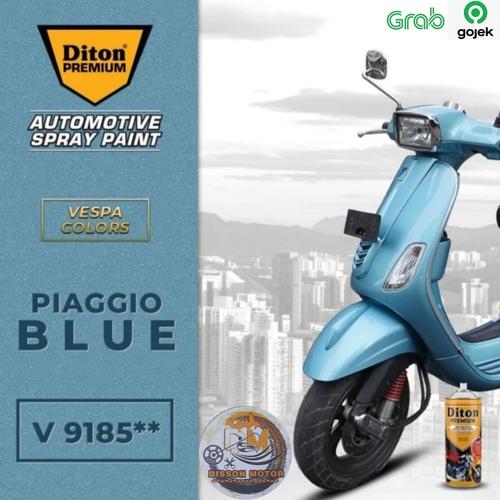 Jual Diton Premium PIAGGIO BLUE V9185 Cat Semprot Diton Warna Vespa ...