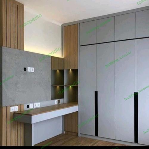 Jual lemari meja kerja kisi-kisi wall panel - Kota Depok - Building ...