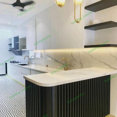 Jual kitchen set minimalis meja Island kisi-kisi - Kota Depok ...