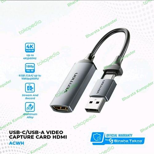 Jual Vention Video Capture Card USB to HDMI Game Record Streaming - ACW ...