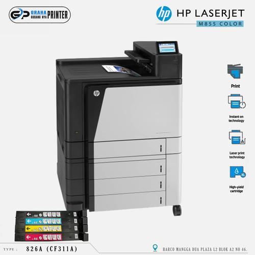 Jual Printer Hp Laserjet Enterprise M855 Mesin Printer A3 Warna Murah ...