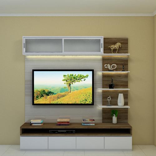 Jual backdrop tv minimalis modern hpl custom - Kota Tangerang Selatan ...