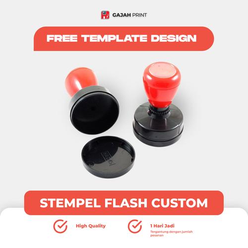 Jual Stampel Flash / Stempel Perusahaan / Stempel Toko / Stempel Lunas ...