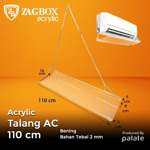 Jual Reflector AC Acrylic - Talang AC 110CM - Penahan Hembusan AC ...