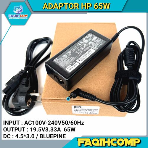 Jual Adaptor Charger Original Laptop HP ProBook 240 G5 19.5V-3.33A Blue ...