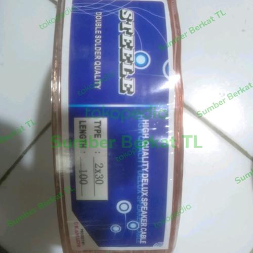 Jual Kabel Transparan 2x30 100M 100 M 100 Meter Full / Kabel Audio Roll ...