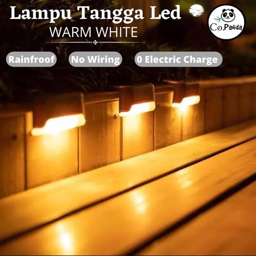 Promo Lampu Led Hiasan Dinding Tangga Taman Warm White Outdoor Tenaga ...