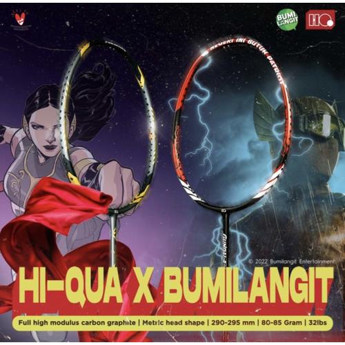 Jual Raket Badminton HIQUA HI-QUA X Bumilangit SRI ASIH Spesial Edition ...