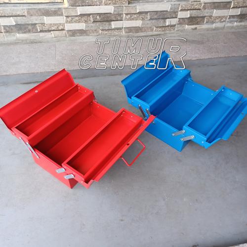 Jual Tempat Penyimpanan Kunci 2 Susun Tool Box Besi Heavy Duty - Biru ...