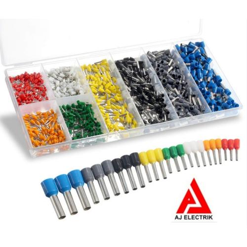 Jual Scun Ferrule 1mm E1008 Skun Ferules size kabel 1mm dengan pilihan ...