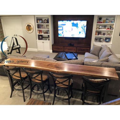Jual Sofa bar table set meja bar vintage trembesi solid kaki besi set ...