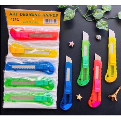 Jual CUTTER PLASTIK WARNA-WARNI / CUTTER BESAR / CUTTER KECIL (SATUAN ...