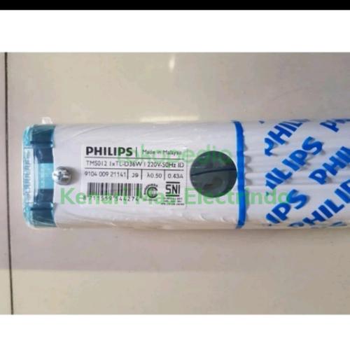 Jual PHILIPS KAP SIMBAT TMS012 1X36W 36W 120CM KAP LAMPU TLD PHILIPS ...