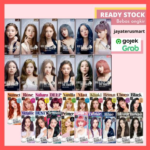 Jual MISE EN SCENE HELLO BUBBLE HAIR COLOR CAT RAMBUT KOREA NEW ...