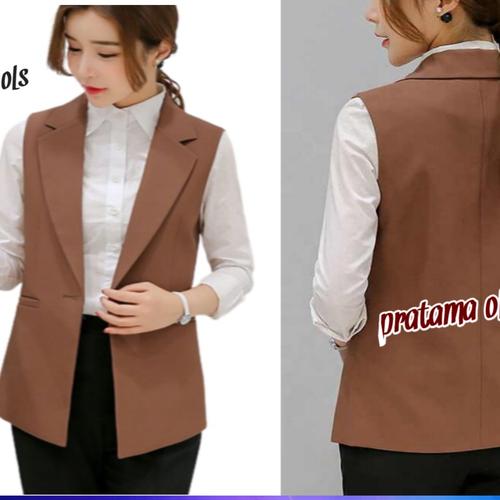 Jual rompi vest blazer wanita murah vest wanita murah rompi wanita ...