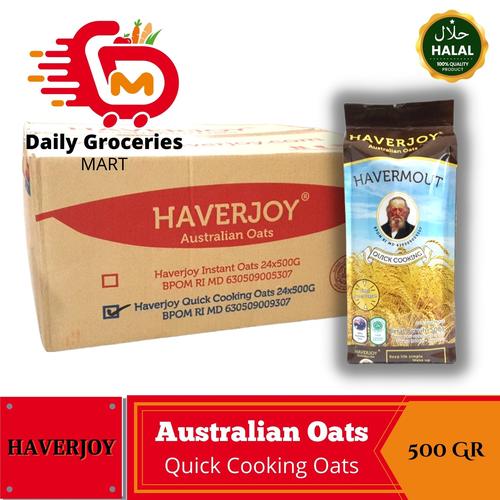 Jual Australian Oats HAVERJOY Quick Cook Oatmeal - Havermout Instant ...