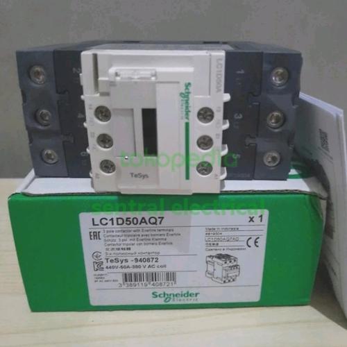 Jual KONTAKTOR LC1D50Q7 380V . CONTACTOR LC1D50 380V SCHNEIDER ...