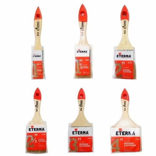 Jual Kuas Cat 1 1.5 1 1/2 2 2.5 2 1/2 3 4 inch ETERNA kuas gagang kayu ...
