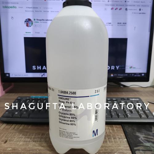Jual GLYCEROL 2.5L M E R C K 104094 / GLISEROL C3H8O3 FOR ANALISIS ...