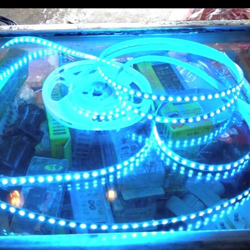 Jual YAMASAKI LAMPU LED STRIP 2835 MATA RAPAT DC 12V WARNA ICE BLUE ...