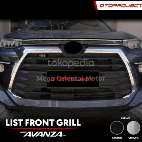 Jual List front grill cover depan All New Avanza 2022-2023 Otoproject ...