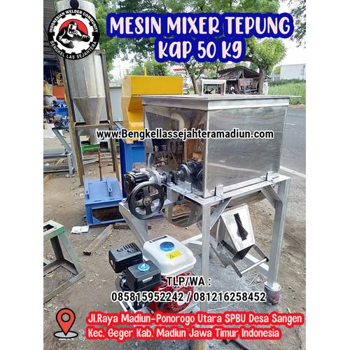 Jual Mesin Mixer Tepung Kapasitas 50 Kg Komplit Penggerak - Kab. Madiun ...