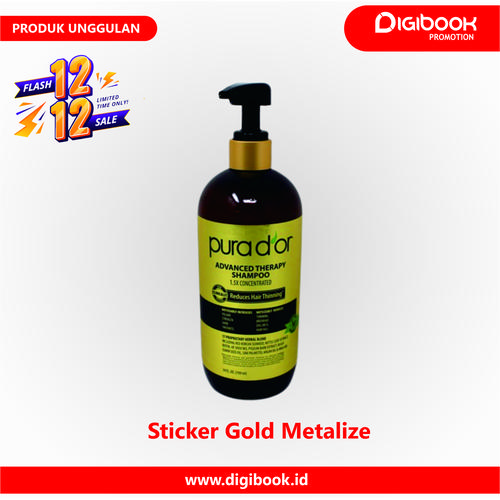 Jual Print Stiker Vinyl Metalize warna Gold / Silver / Hologram Ukuran ...