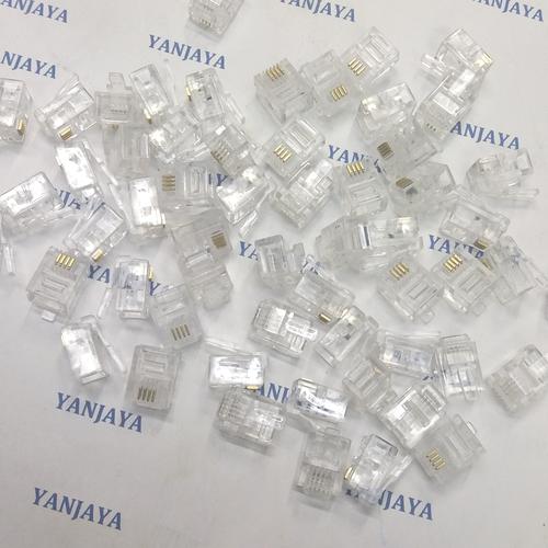Jual modular jeck RJ11/jeck RJ11 telpon/conektor telpon/modular telpon ...