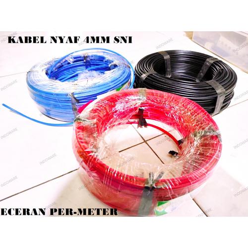 Jual 1 Meter KABEL SERABUT NYAF SNI 4MM ( cable 1 x 4 mm ) - Merah - Kota Semarang - indo-ware ...
