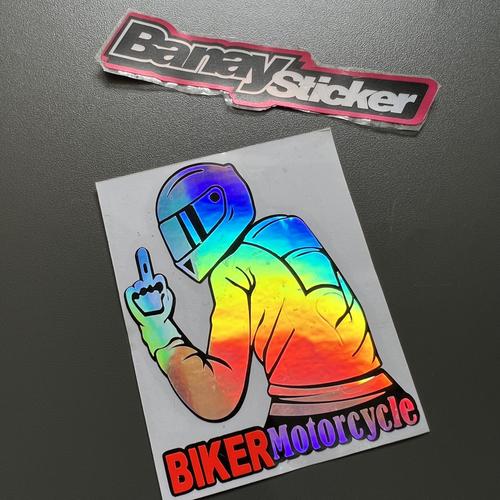 Jual STICKER Stiker BIKER MOTORCYCLE Cutting - Jakarta Timur - Banay ...